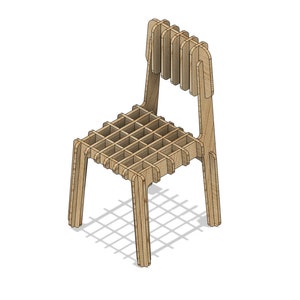 CNC Chair File CNC Furniture DXF Files Instant Download - Etsy