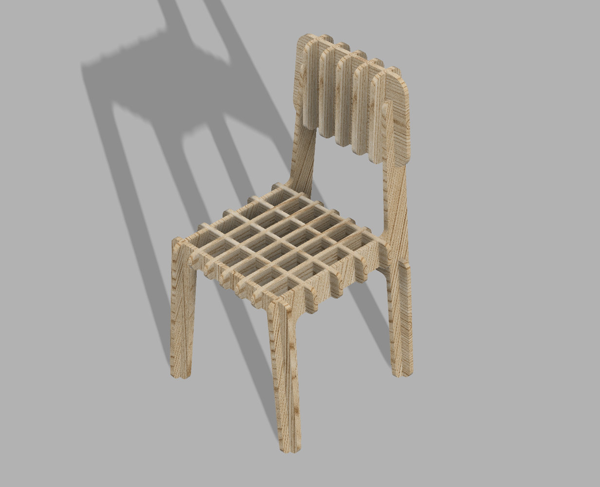 CNC Chair File CNC Furniture DXF Files Instant Download - Etsy