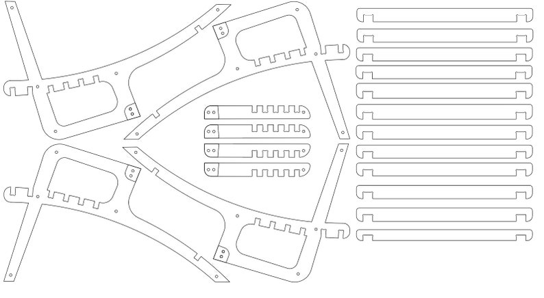 CNC Chair Design CNC Furniture Outdoor Lounge Chair DXF Files - Etsy