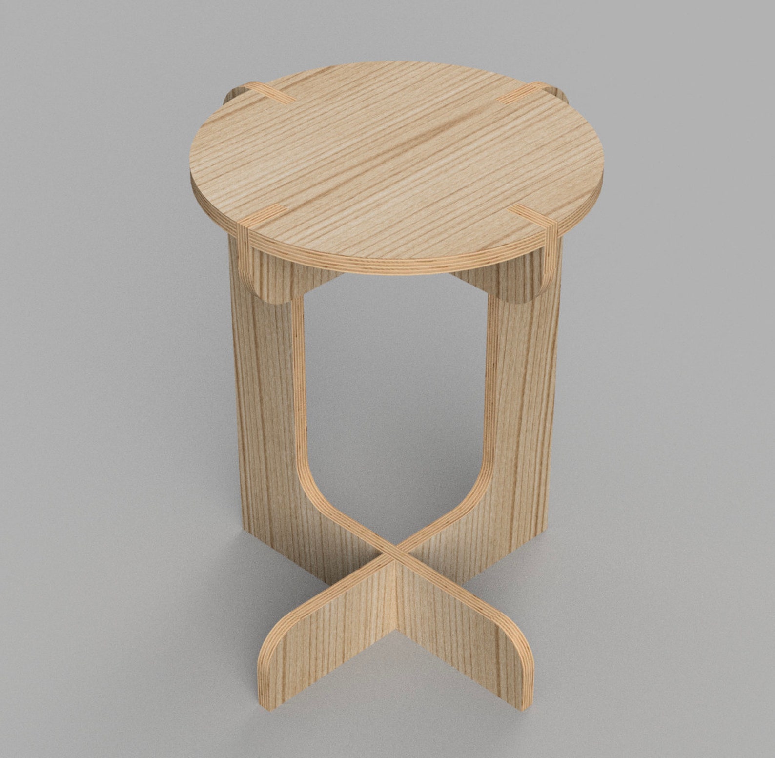 CNC Table, Slotted Stool, CNC Furniture, DXF Files - Etsy