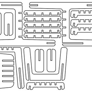 CNC Chair File CNC Furniture DXF Files Instant Download - Etsy