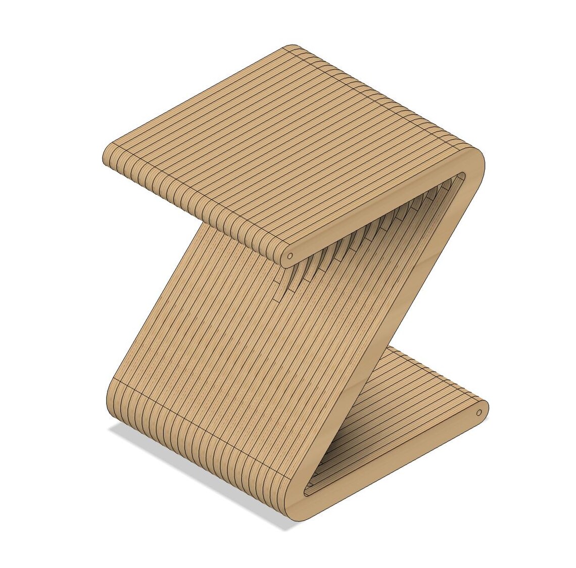 Stacked Stool CNC Design, CNC File DXF File Instant Download - Etsy