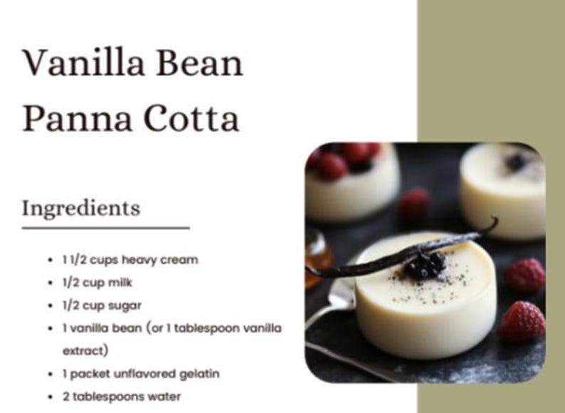 Taurus Recipe Book - Etsy