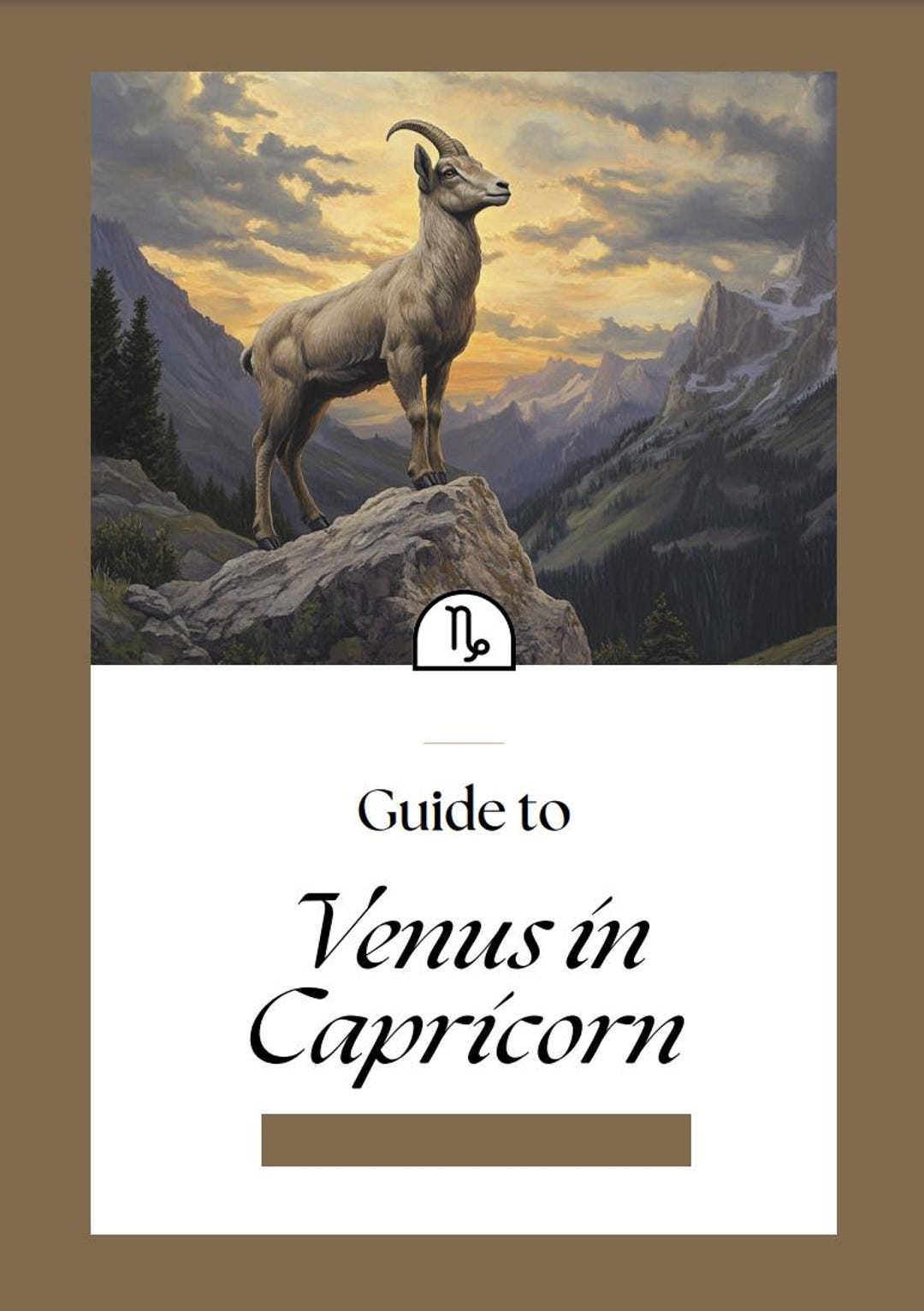 Guide to Venus in Capricorn - Etsy