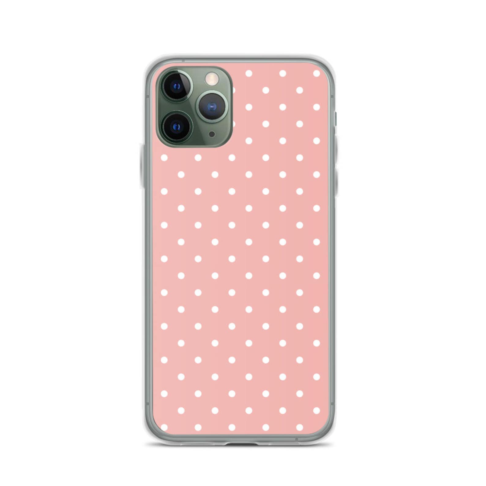 Soft Pink Polka Dots iPhone Case - Etsy UK