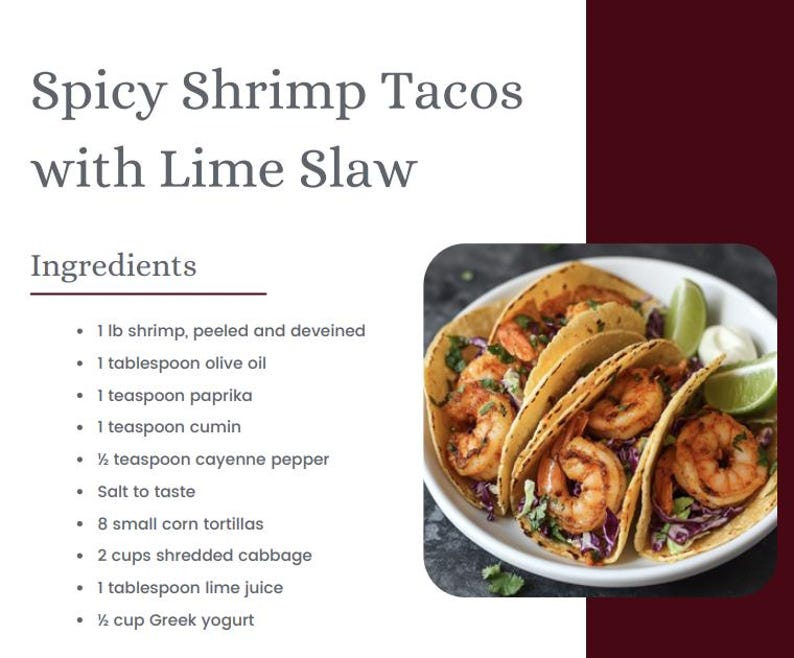 Scorpio Recipe Book - Etsy