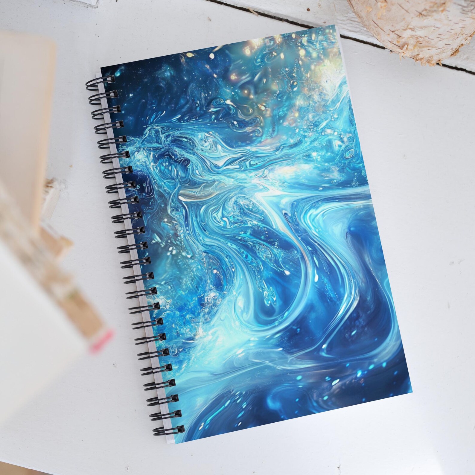 Aquarius Spiral Notebook - Etsy