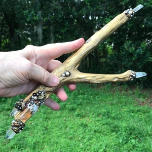 Magic Wand Handmade Crystal Magic Wand Witches Magic Wand - Etsy