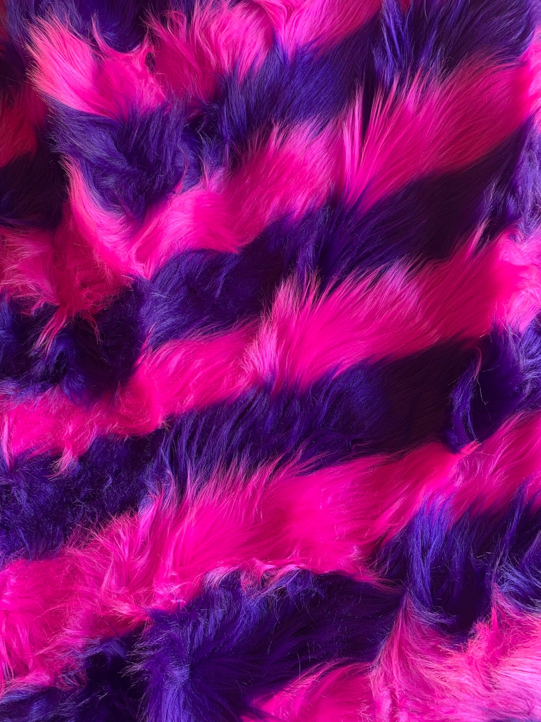 Fluffies Cheshire Fluffiies Pink and Purple - Etsy