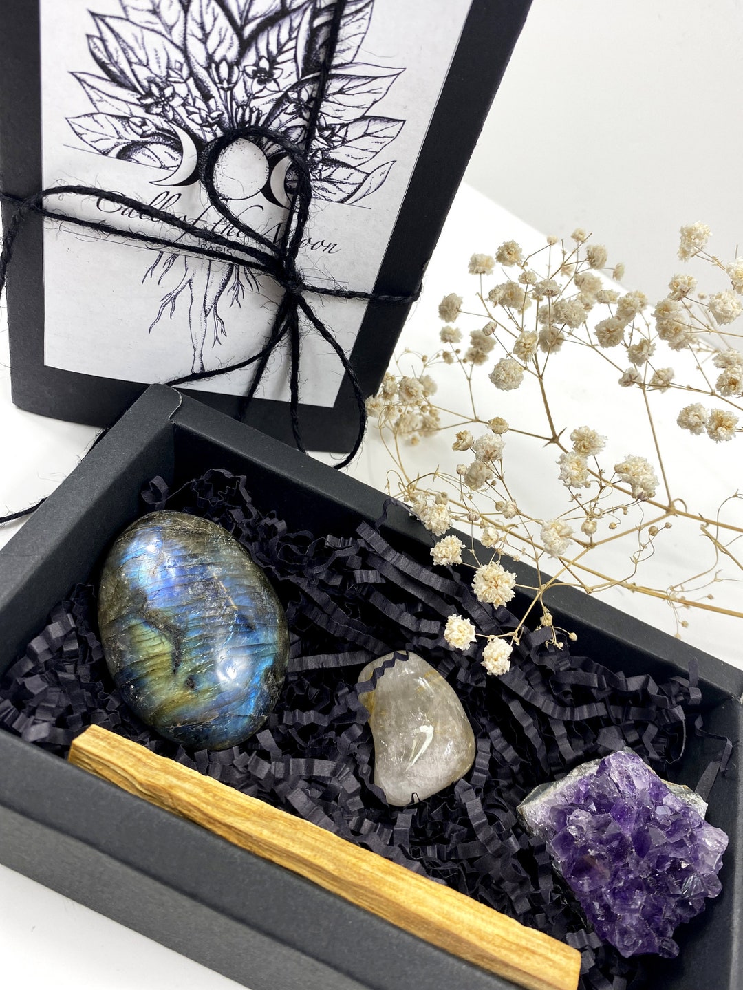 The Song of the Forest Crystal Lithotherapy Box Serenity / - Etsy