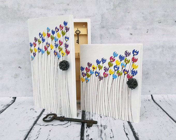 Personalised Key Box / Cupboard There's No Place Like Home Unique New ...