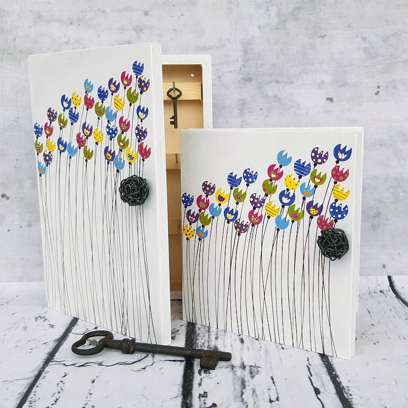 Hanging Key Holder - Etsy