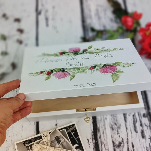 Painted Keepsake Box - Etsy