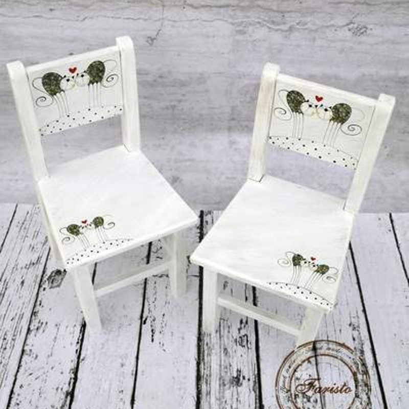 Hand Painted Chairs - Etsy