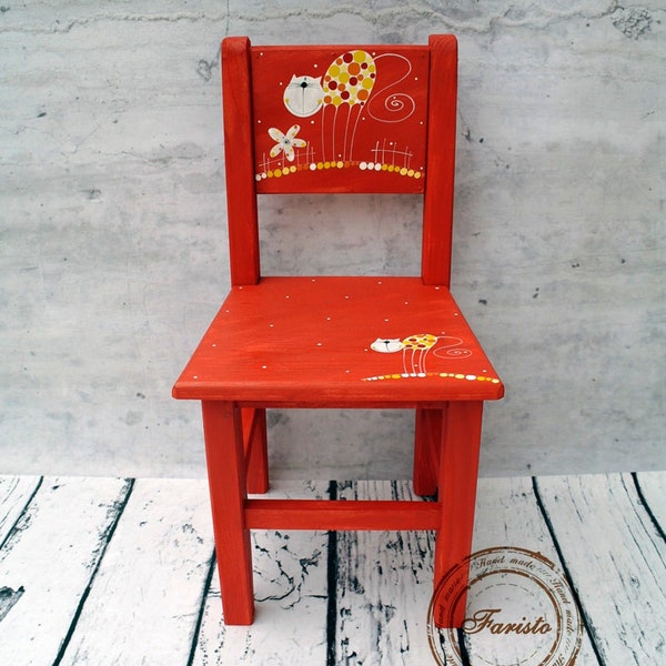 Little Red Chair - Etsy