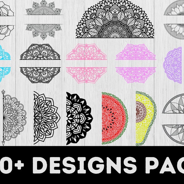 Mandala Svg - Etsy