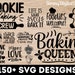 Baking SVG Bundle, 150 SVG/PNG Designs, Kitchen Svg Bundle, Baking Svg ...