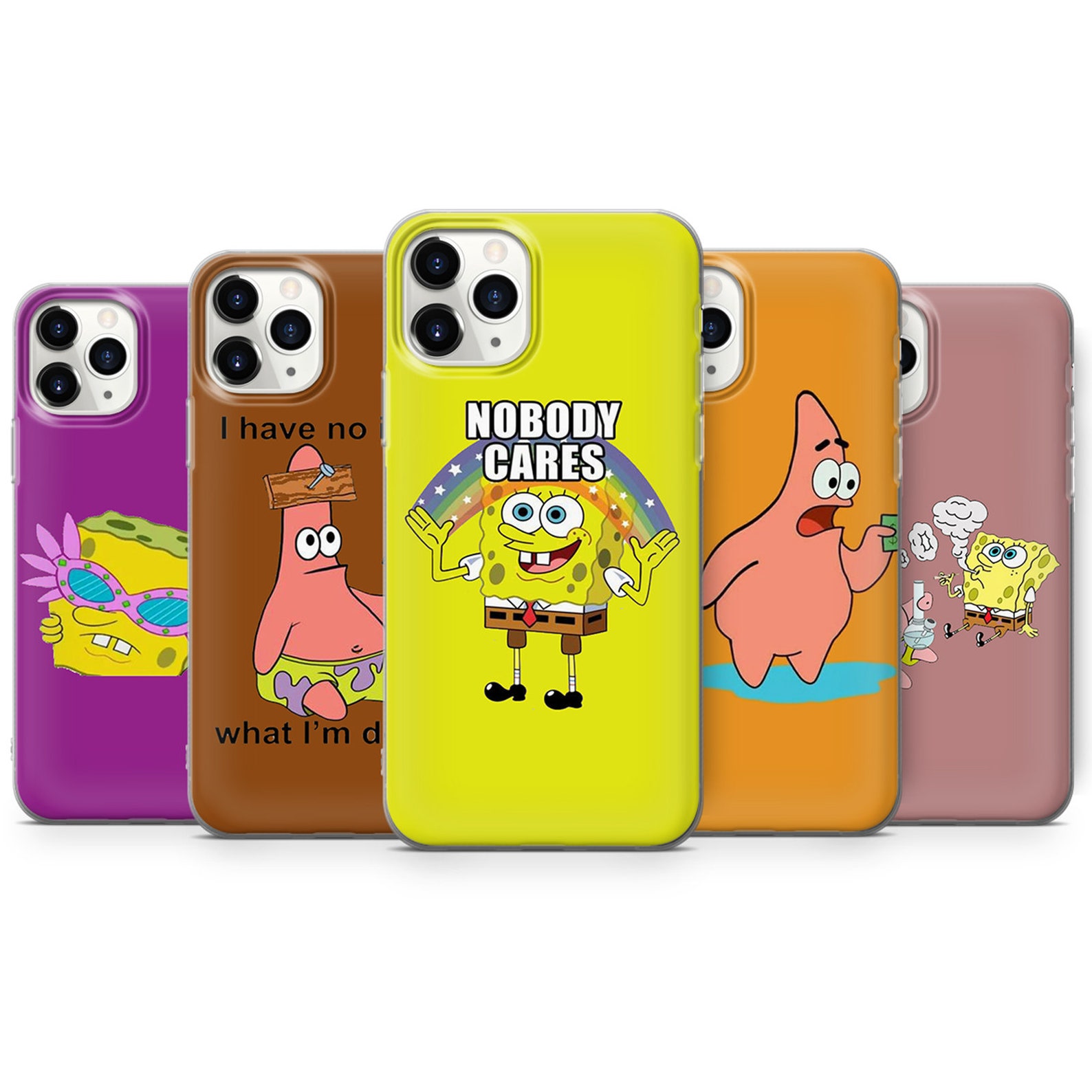 Spongebob meme Phone case fits for iPhone 12 mini 7 8 XS | Etsy