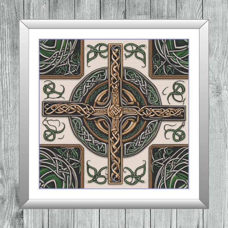 Celtic Stag | DMC Cross Stitch Pattern | Three Counted PDF Charts in ...