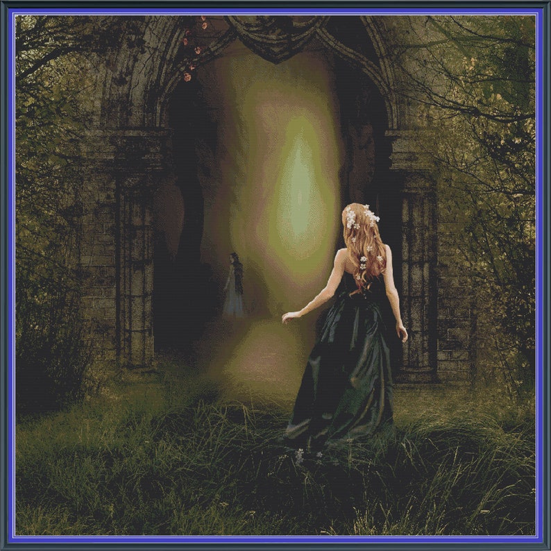 Fantasy Portal DMC Cross Stitch Museum Quality Pattern Three Counted ...