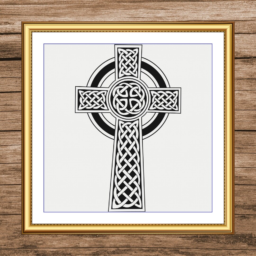 Celtic Cross | DMC Cross Stitch Pattern | Three Counted PDF Charts in ...