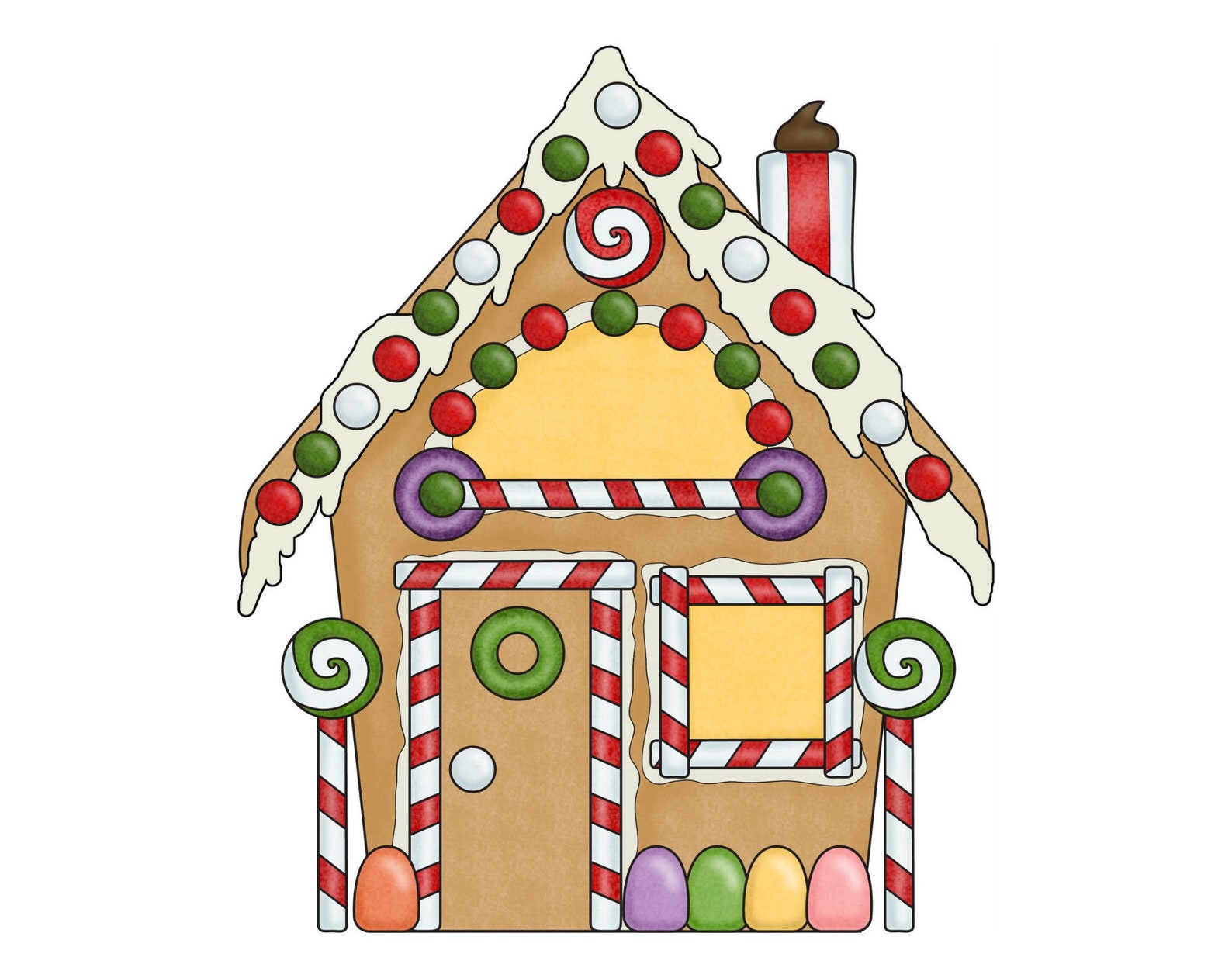 Gingerbread House | Anchor Cross Stitch Pattern | Three Counted PDF ...