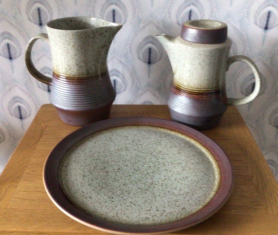 Vintage Purbeck Pottery “portland” Studio Style Stoneware Jug, Coffee ...