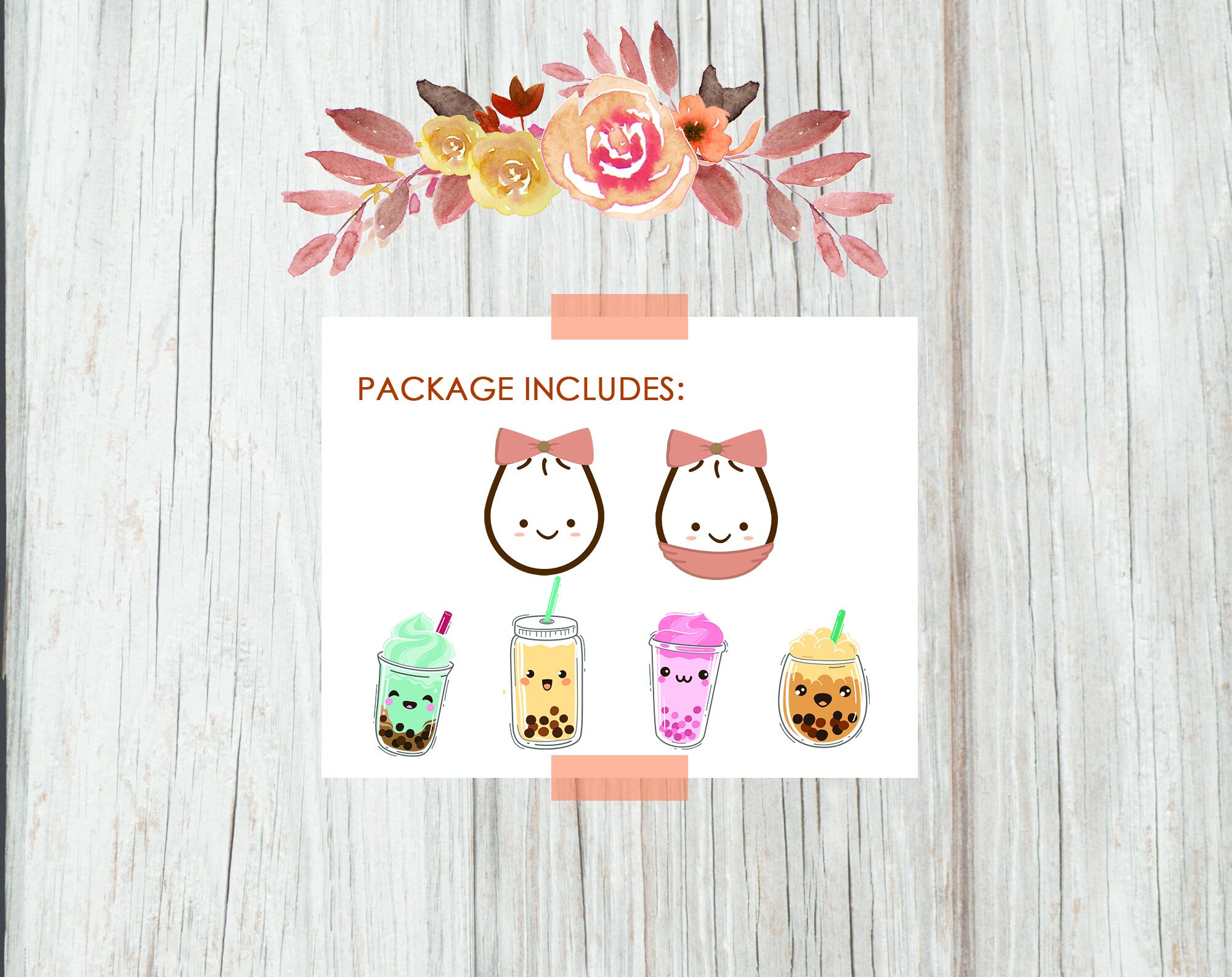 Dumpling and Boba Baby Shower Baby Sprinkle Boba Welcome - Etsy