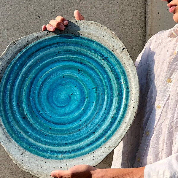 Large Wooden Platter - Etsy