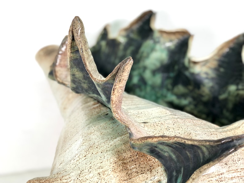 Giant Pottery Seashell. One of a Kind Ceramic Sculpture. - Etsy