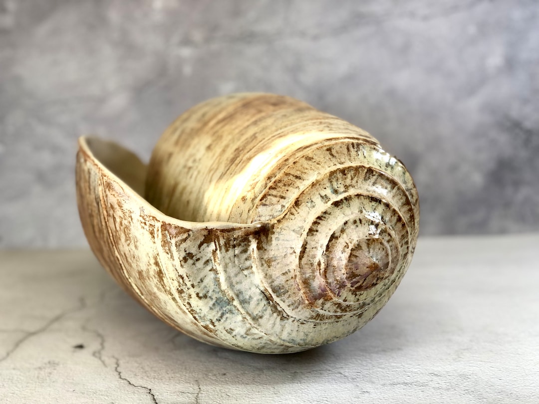 Giant Pottery Seashell. Home Décor Ceramic Sculpture. - Etsy