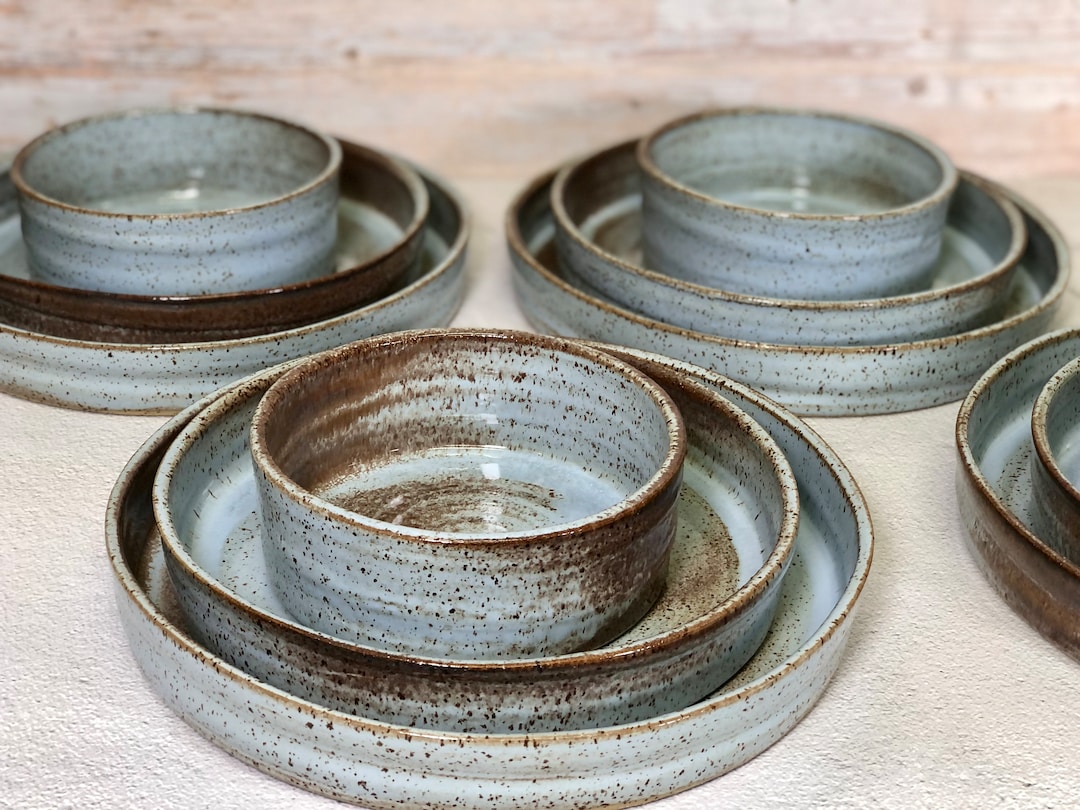 Handmade Dinnerware Set: Artisan Ceramic Rustic Tableware Collection - Etsy