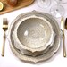 Rustic White, Dinnerware Set. - Etsy