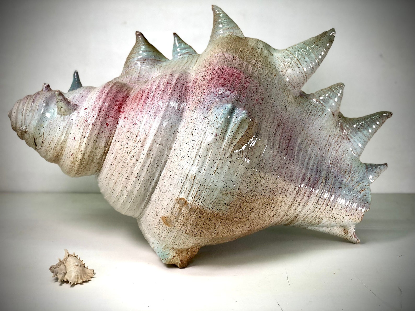 Giant Pottery Seashell. One of a Kind Ceramic Sculpture. - Etsy