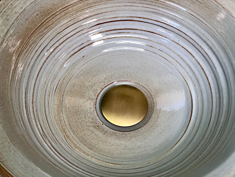 Ceramic Vessel Sink Pottery Hand Made Rustic Light Blue - Etsy
