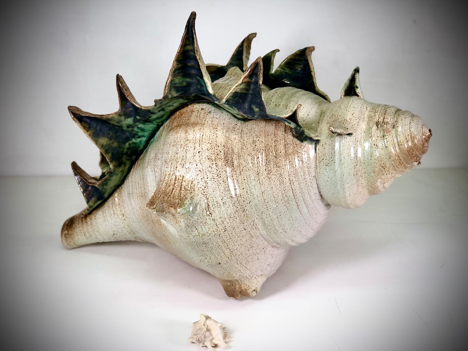 Giant Pottery Seashell. One of a Kind Ceramic Sculpture. - Etsy