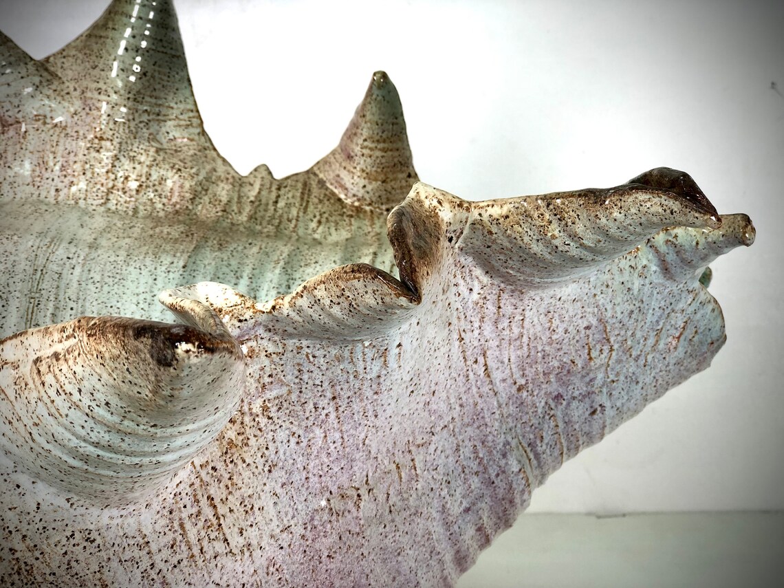 Giant Pottery Seashell. One of a Kind Ceramic Sculpture. - Etsy