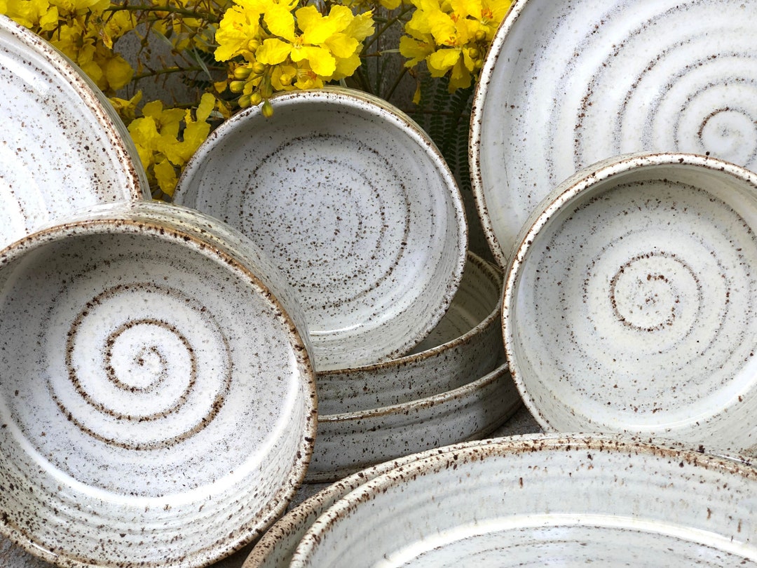 Pottery Handmade Ceramic Dinnerware Set House Warming Gift - Etsy