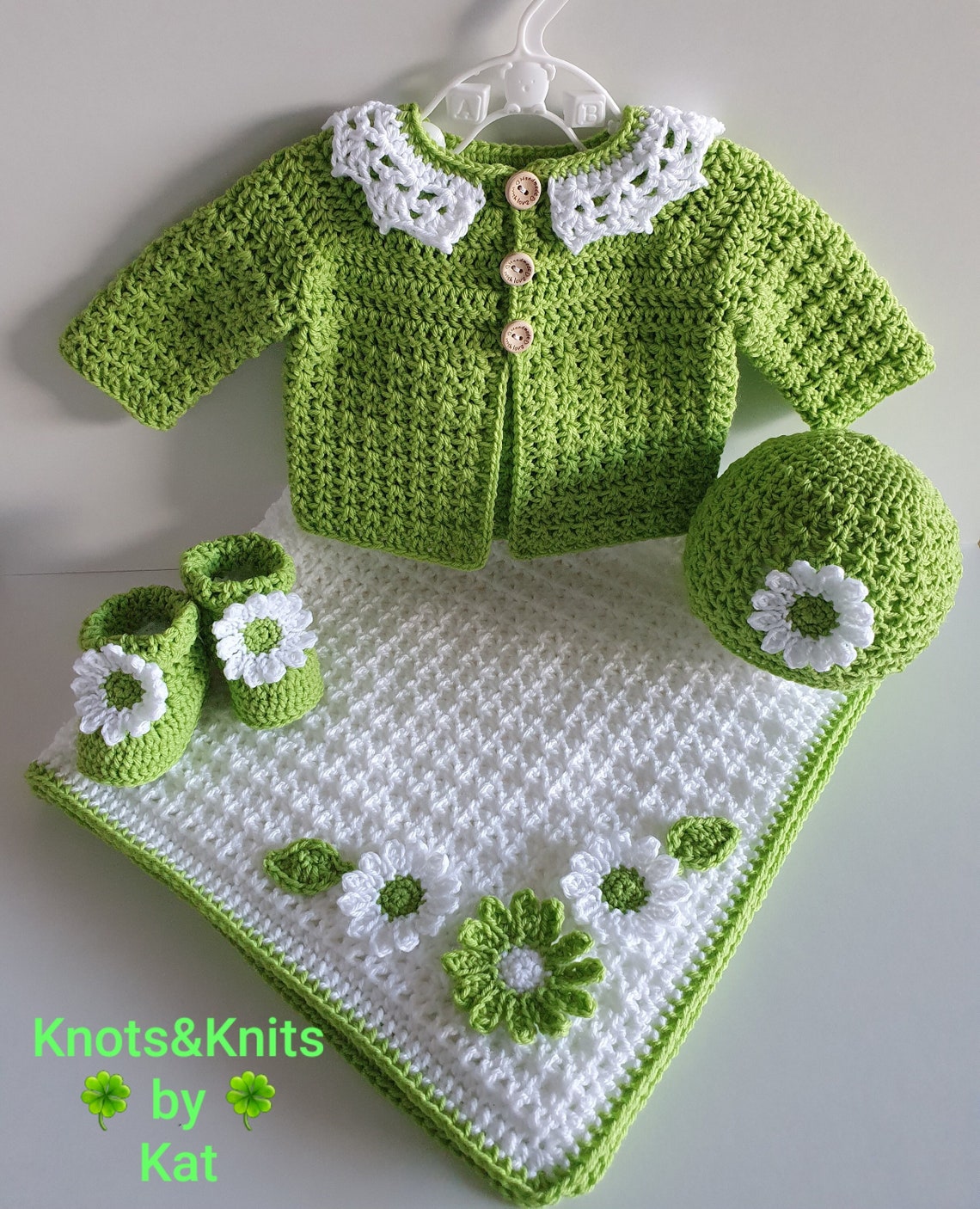 Crochet Baby Set - Etsy
