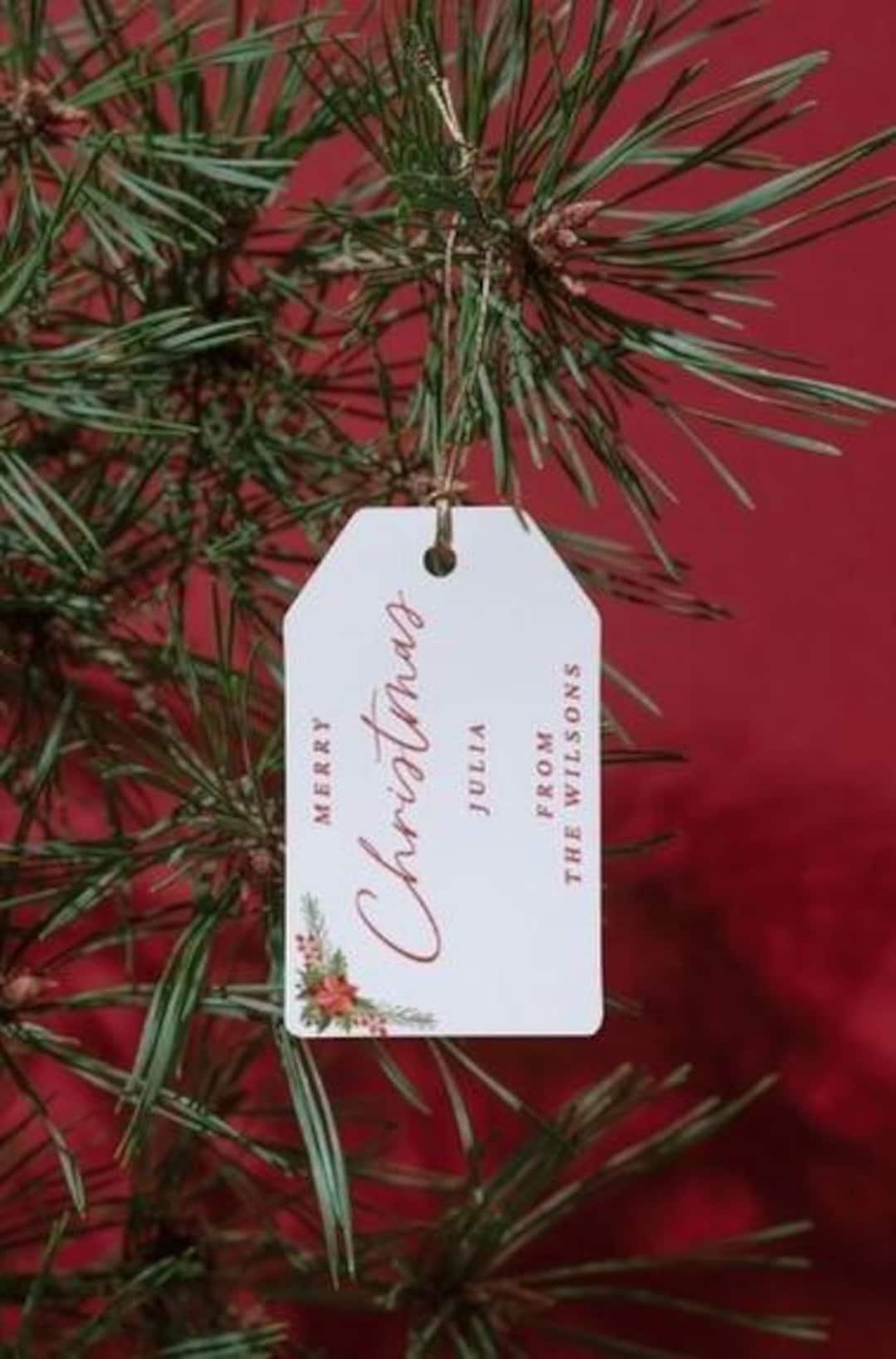 Editable Christmas Gift Tags, Christmas Printable Tag, Christmas Gifts ...