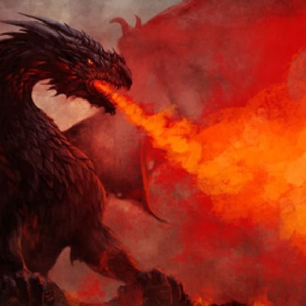 Dragon Playmats for Magic - Etsy