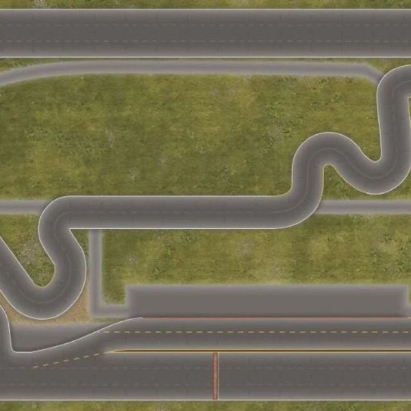 Race Track Rug - Etsy