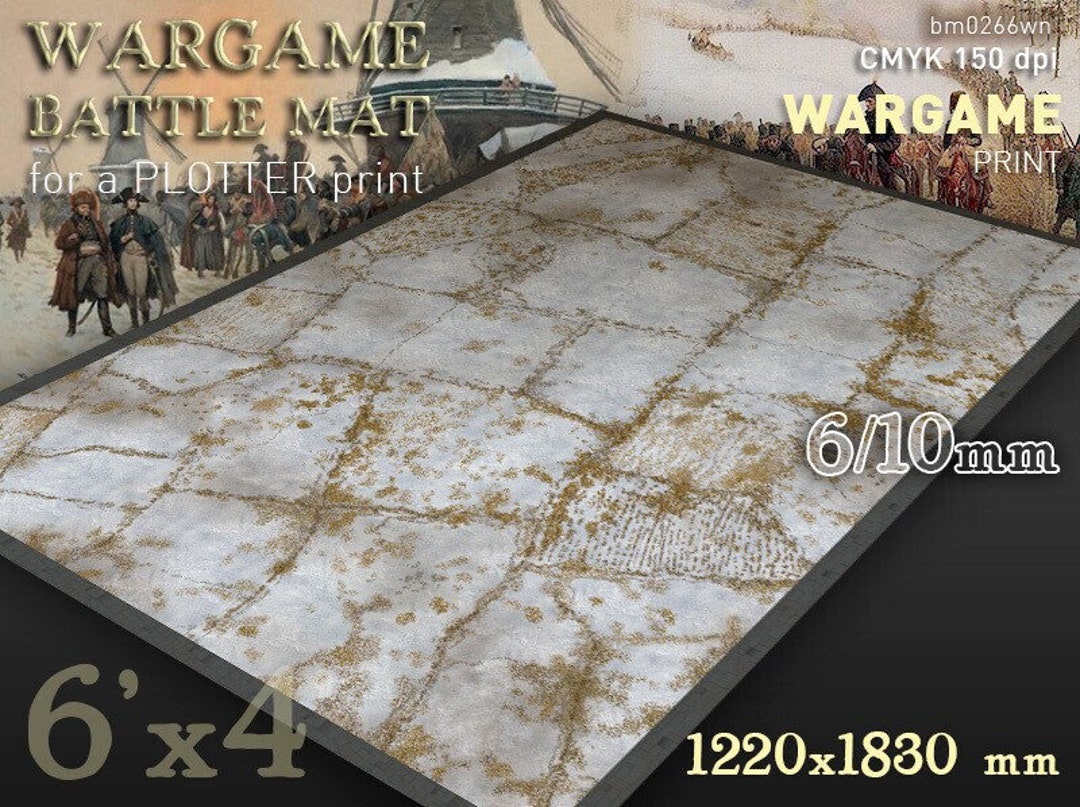 Winter War 6x4 Pvc Table Top Mat - Etsy