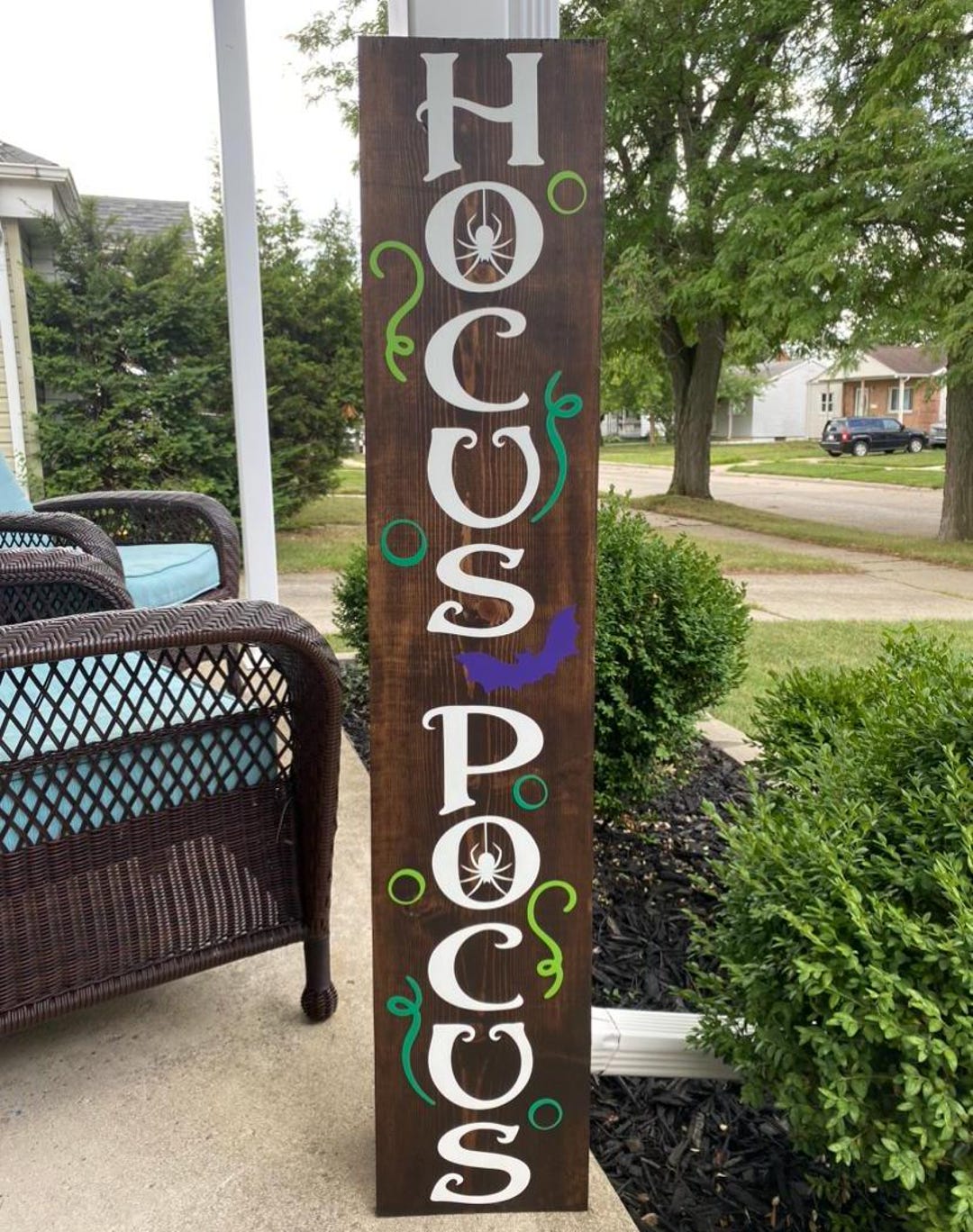 Welcome Leaner Fall Porch Sign Hocus Pocus Porch Leaner Hocus Pocus ...