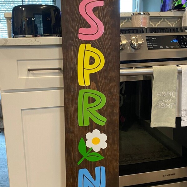 Spring Porch Sign - Etsy
