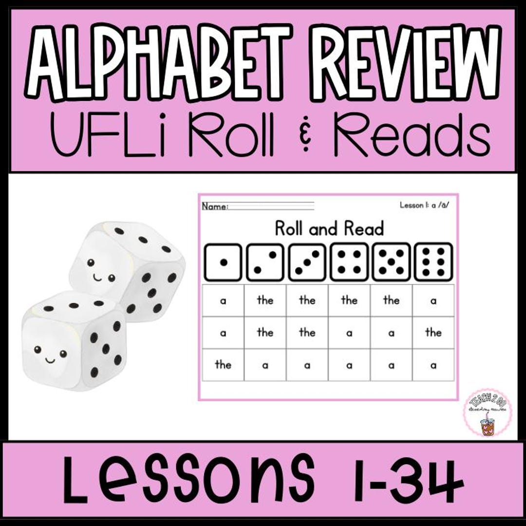 Ufli Roll and Reads: Alphabet Review - Etsy