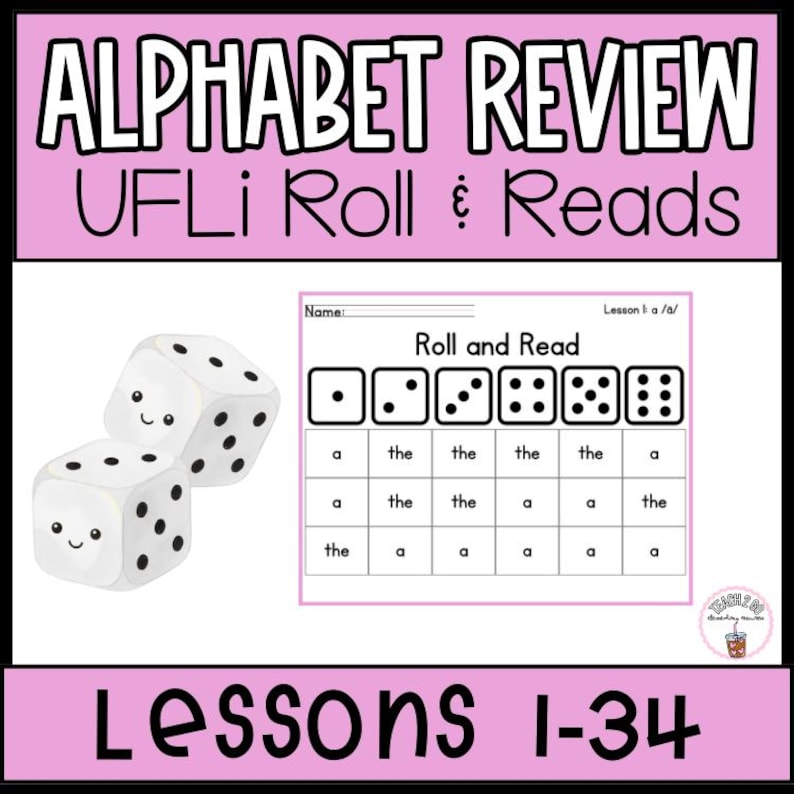 Ufli Roll and Reads: Alphabet Review - Etsy