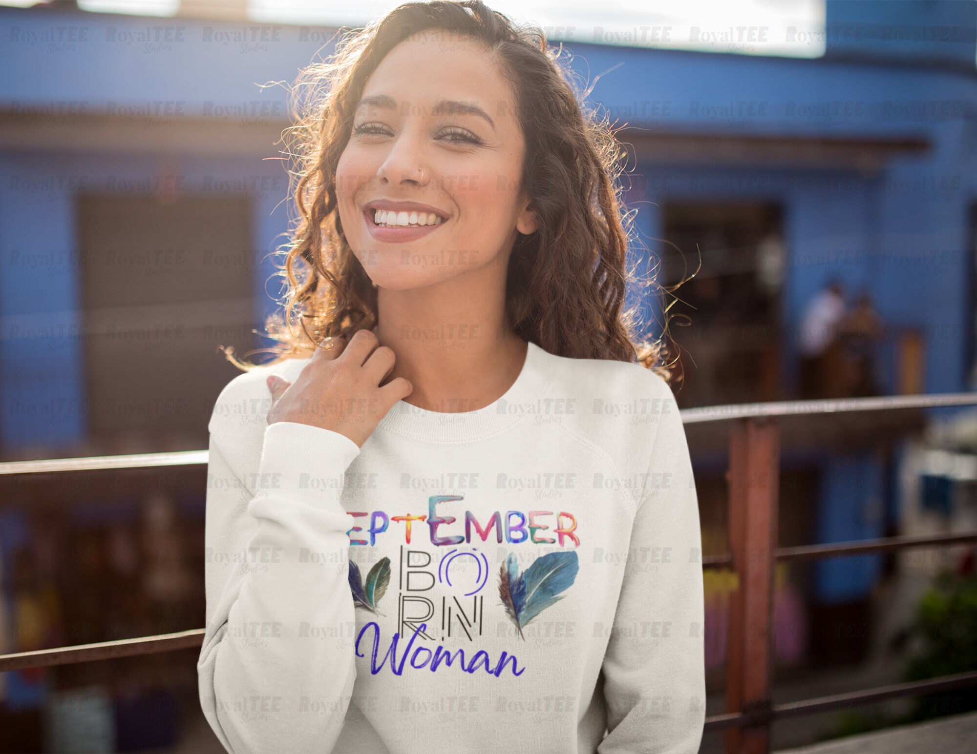 September Born Woman | Digital Download | Feathers and Paint | Birthday ...