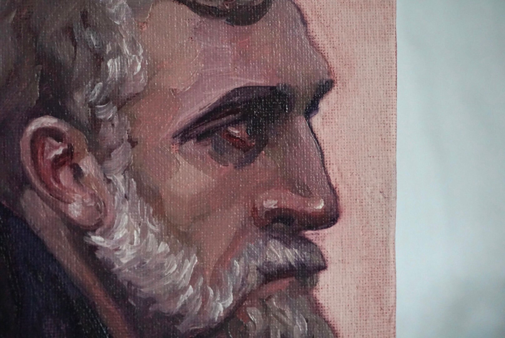 Portrait of a Sailor 5x7 Canvas Board. Oil Painting, Portrait, Original ...