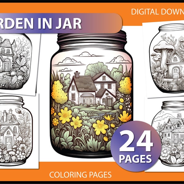 Magic Jar Coloring Book - Etsy
